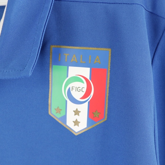 Puma | Shirts | Puma Mens Large Italy World Cup Polo Shirt Blue | Poshmark